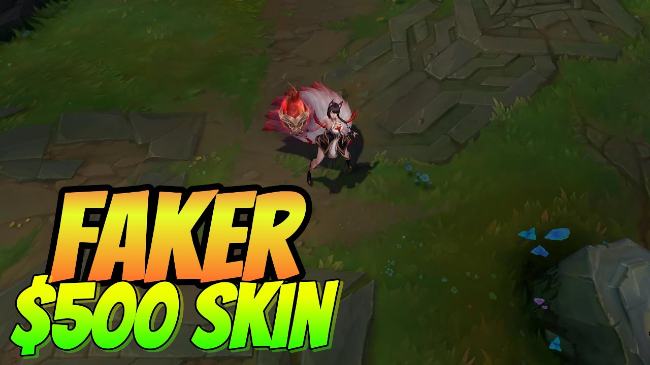 500 Dollars Immortalized Legend Ahri Faker Skin Lol You Crazy Youtube