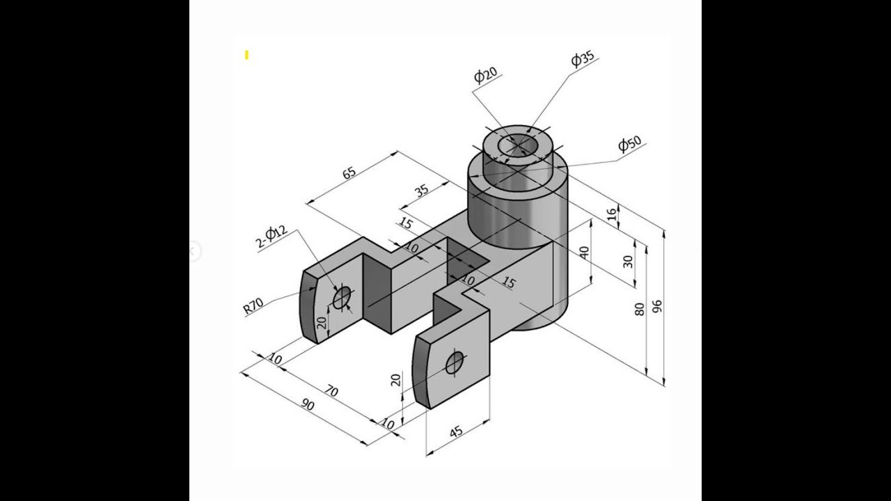 CAD Practice Models 01/1000 - YouTube