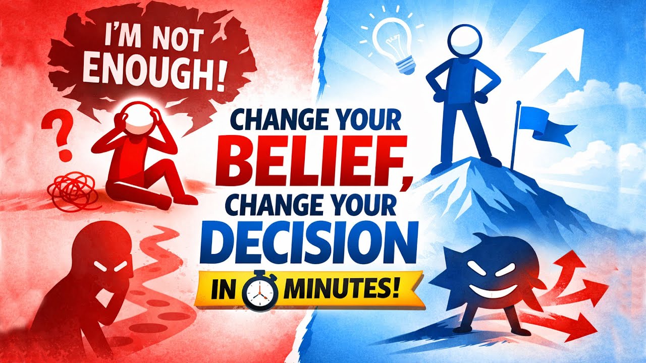 This Tony Robbins Belief Exercise Changes Decisions Instantly| Change ...