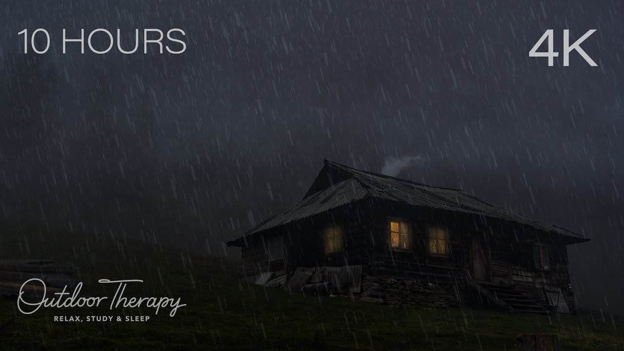 RELAXING THUNDERSTORM in the HILL COUNTRY || Low Rumbling Thunder ...