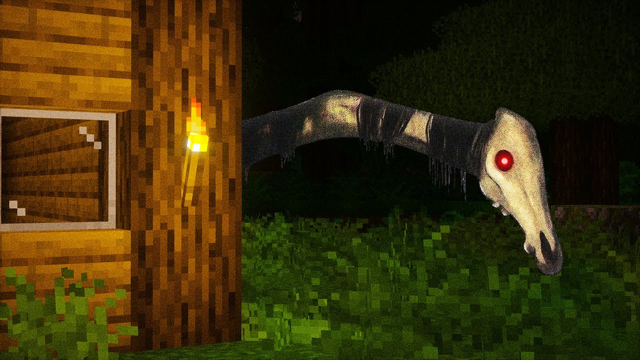 This Minecraft Horror Mod will STALK YOU... the Long Horse - YouTube
