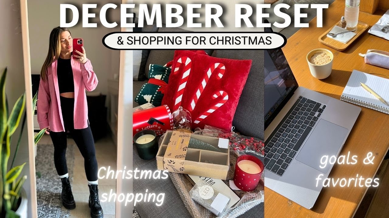 Christmas shopping, December reset, θα κάνω vlogmas; | Sofia Pappa - YouTube