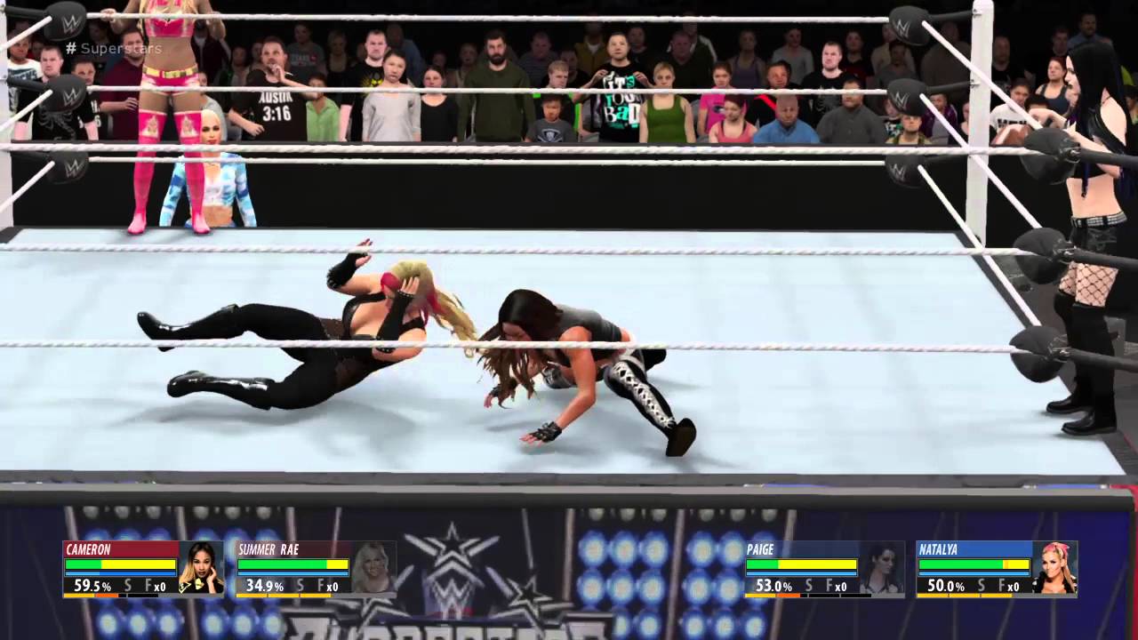 WWE 2K16 Superstars Tag Team Divas Championship - YouTube
