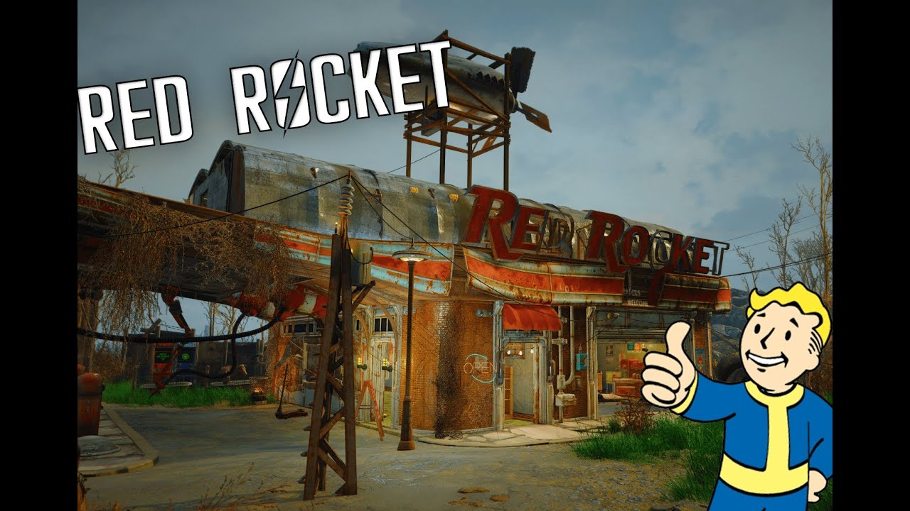 I Built a Red Rocket Settlement | Fallout 4 - YouTube
