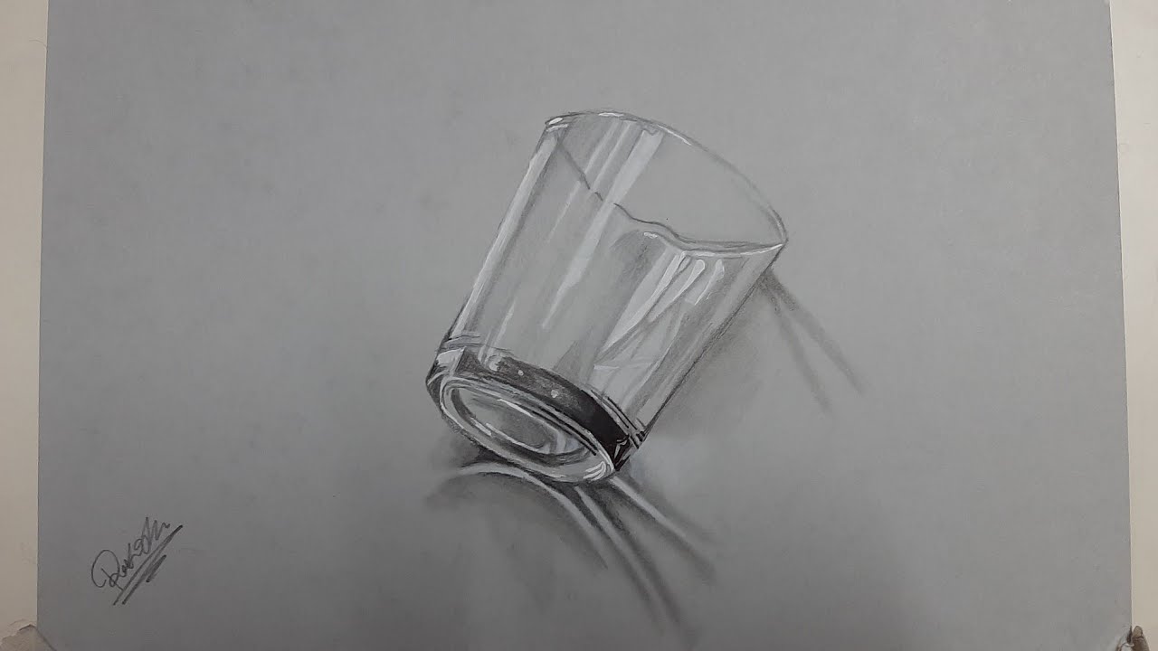 Glass Drawing 🥃 ( Do you like this) - YouTube