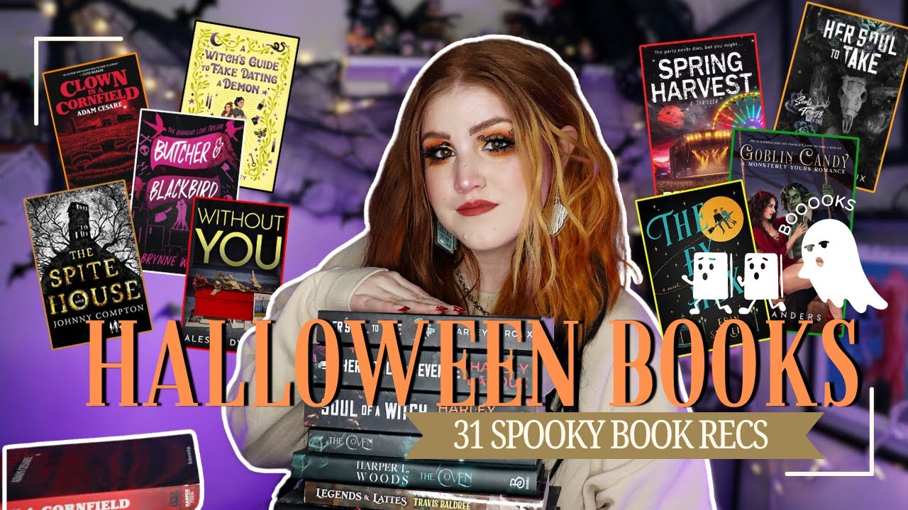 31 Spooky Season Book Recommendations | 31 Days of Halloween 👻 🎃 - YouTube
