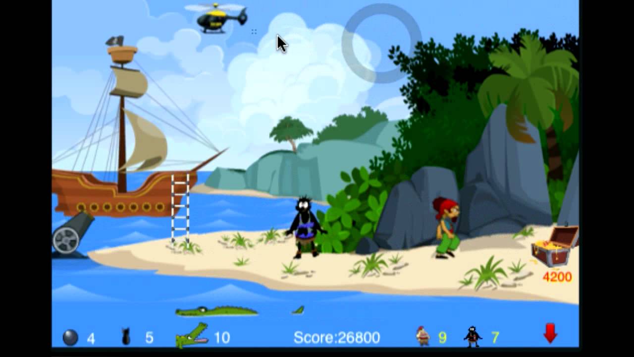 Pirate Shoot iPhone Game Demo - YouTube