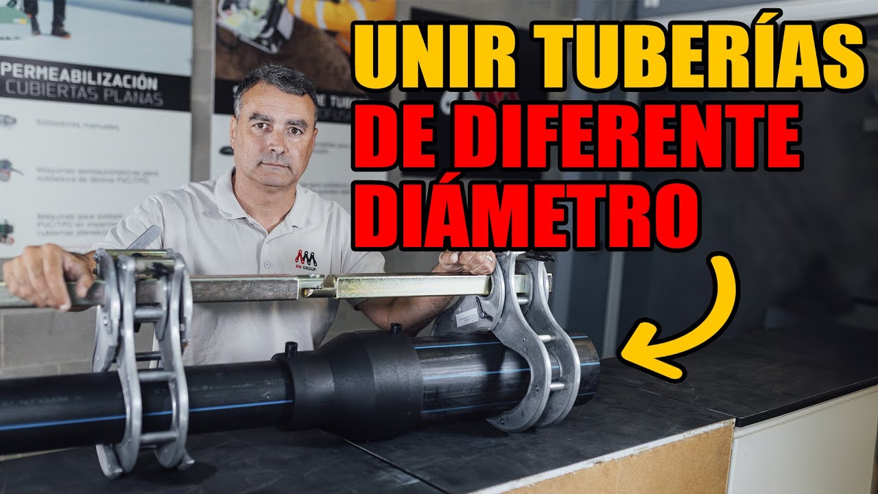 Cómo unir tuberías de diferente diámetro - YouTube