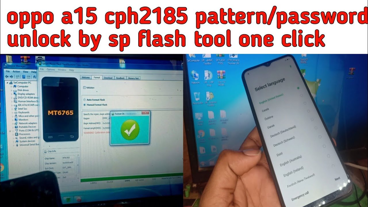 Oppo A15 cph2185 Password frp Unlock By Sp Flash Tool YouTube Oppo A15 cph2185 Password frp Unlock By Sp Flash Tool YouTube