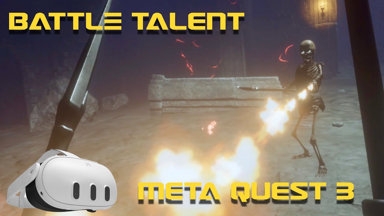 Battle Talent. Hacking and slashing. Meta Quest 3. - YouTube