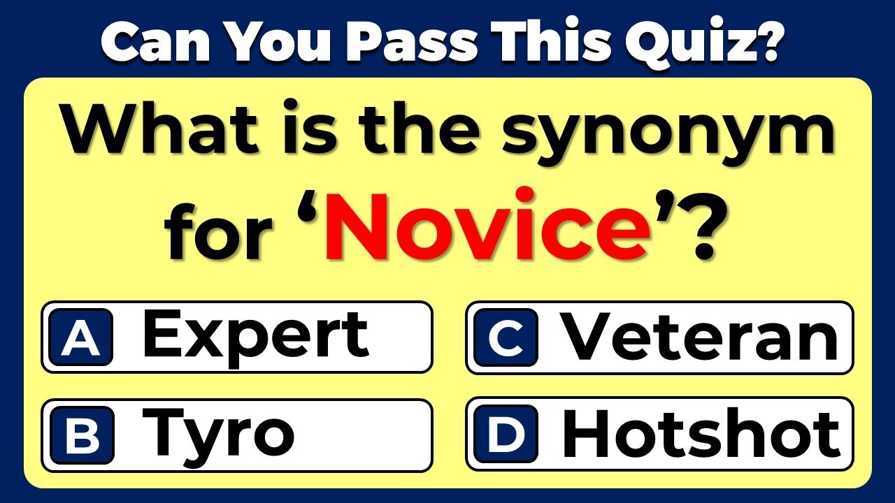 Synonyms Quiz CAN YOU SCORE 20 20 ON THIS QUIZ 13 YouTube synonyms-quiz-can-you-score-20-20-on-this-quiz-13-youtube