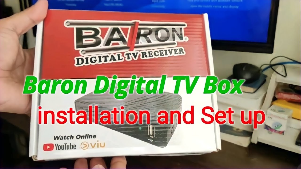 Baron digital tv box with Youtube | Set up | installation | unboxing ...