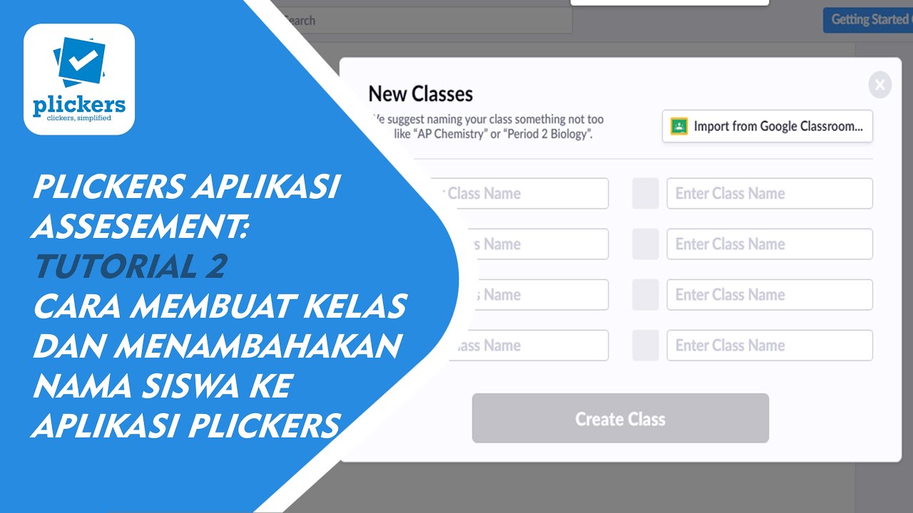 Aplikasi Assesement Plickers - 2. Cara Membuat Kelas & Menambahakan Nama Siswa Ke Aplikasi ...