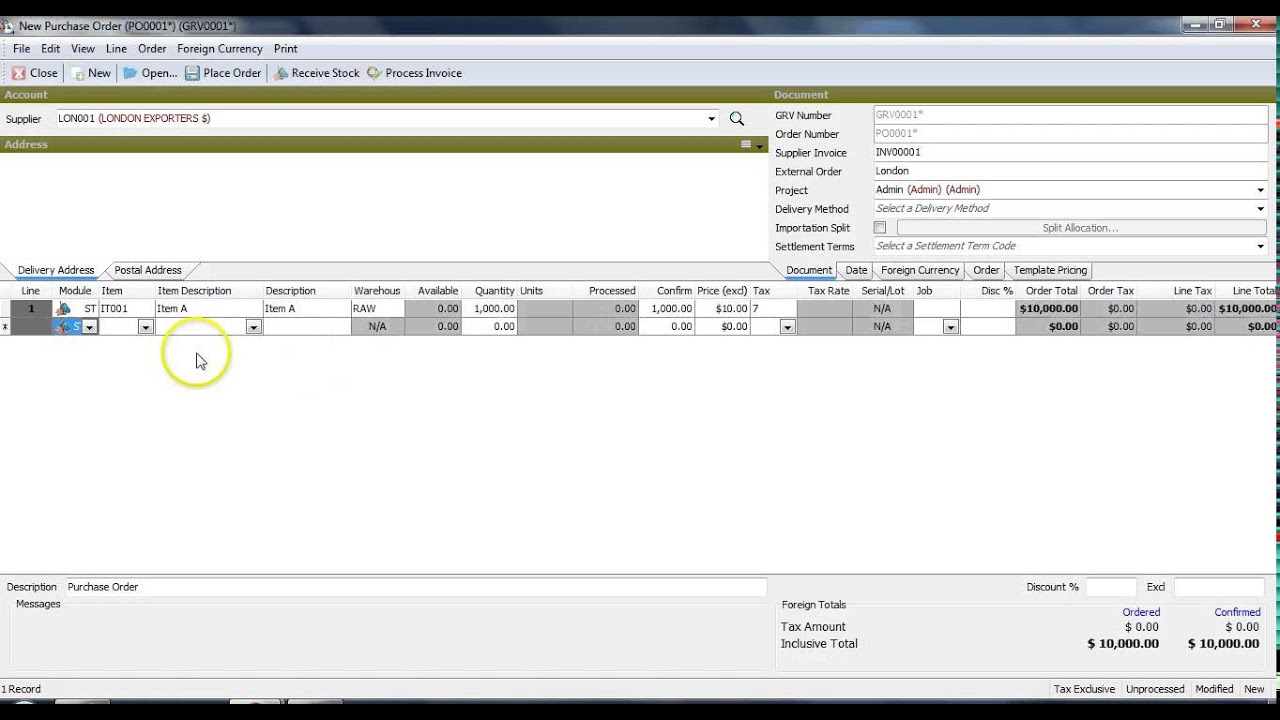 Lesson 9 Sage Pastel Evolution Purchasing Stocks - YouTube