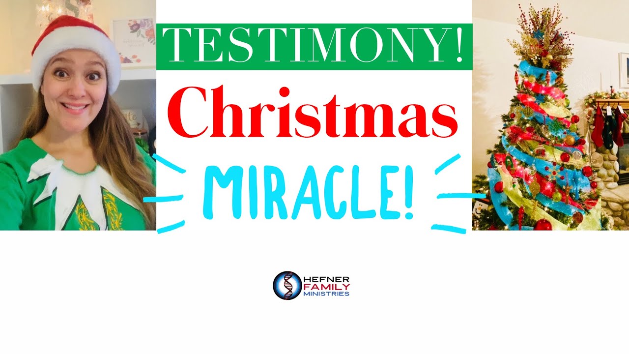 Christmas Miracle! (Testimony!) - YouTube