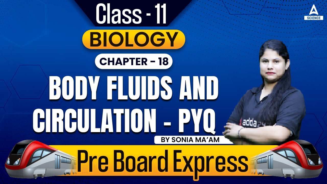 Class 11th | Science | Body Fluids and Circulation PYQ'S | Part 1 ...