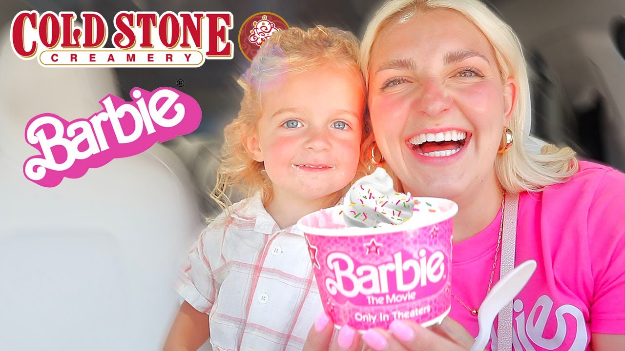 TRYING VIRAL BARBIE ICE CREAM FROM COLDSTONE - YouTube
