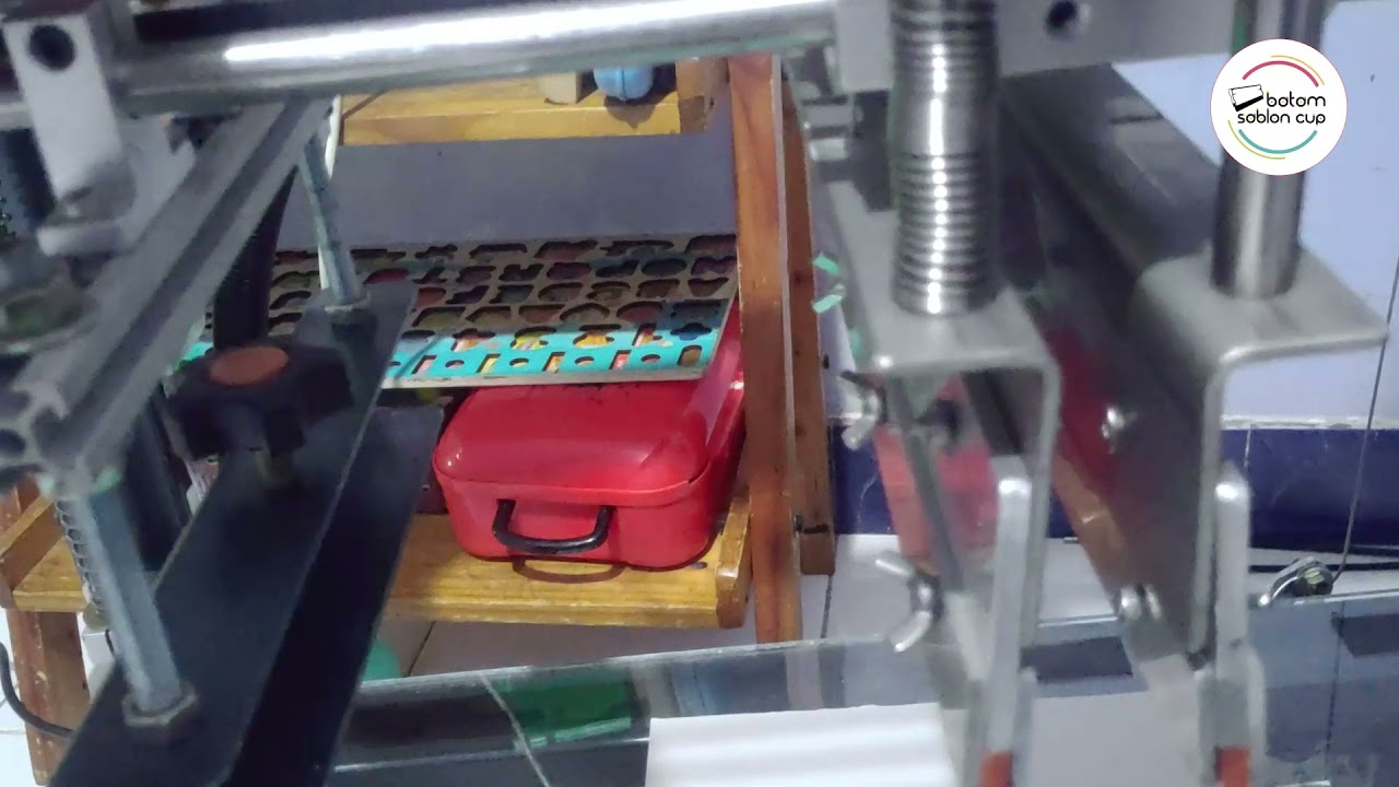 tutorial mesin sablon semi otomatis - YouTube