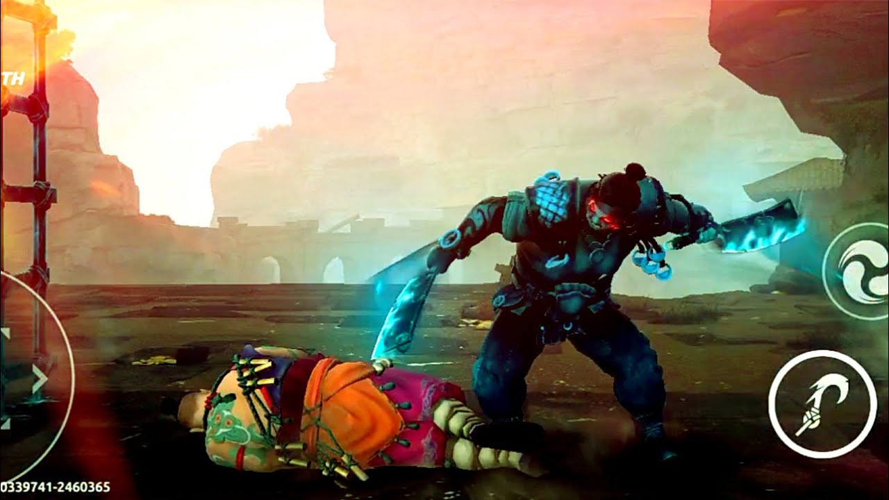 (Shadow Fight 4 Arena) Butcher vs Hong joo Angry fight gameplay round 1 ...