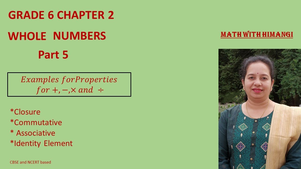Whole Numbers: Properties and Applications | Commutative, Associative ...
