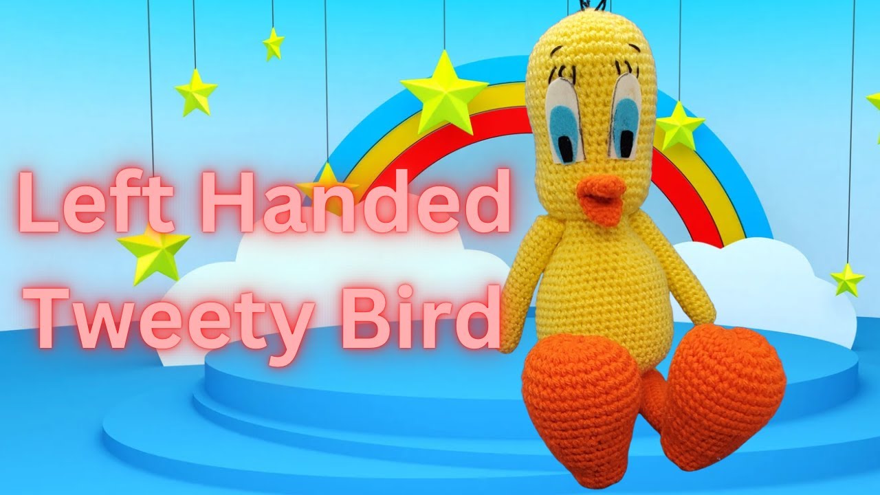 Crafting A Cute Left-handed Tweety Bird Crochet! - YouTube