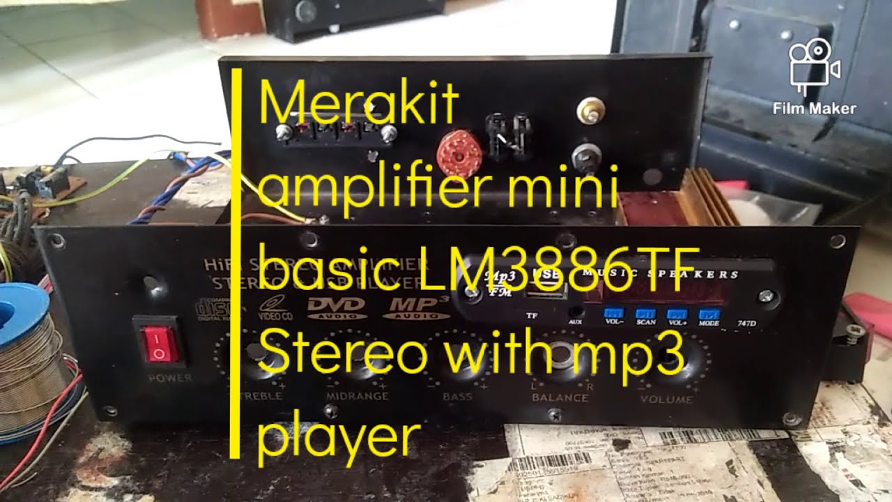 Merakit Amplifier Gainclone LM3886TF Stereo. ..Part. 1 - YouTube