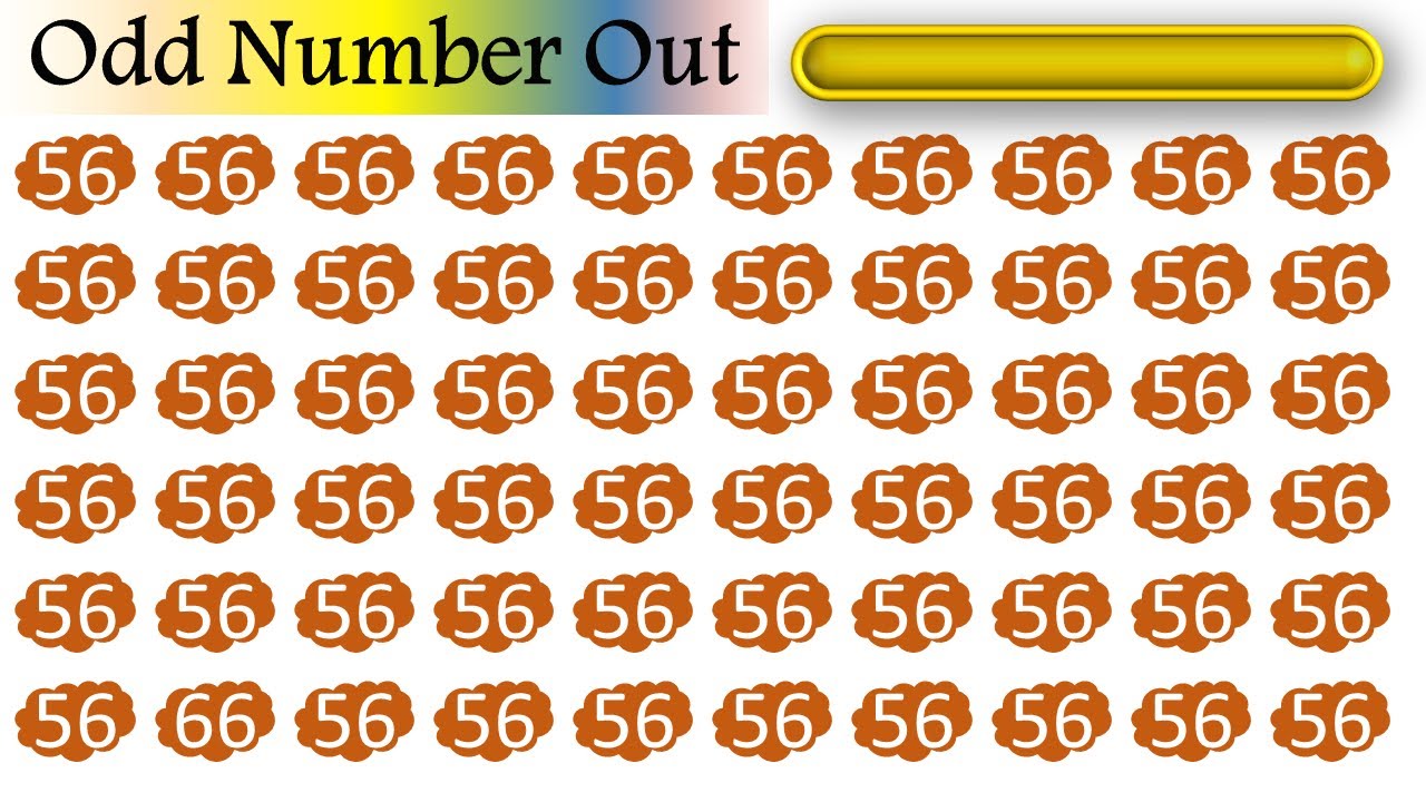 odd number out 62 - YouTube