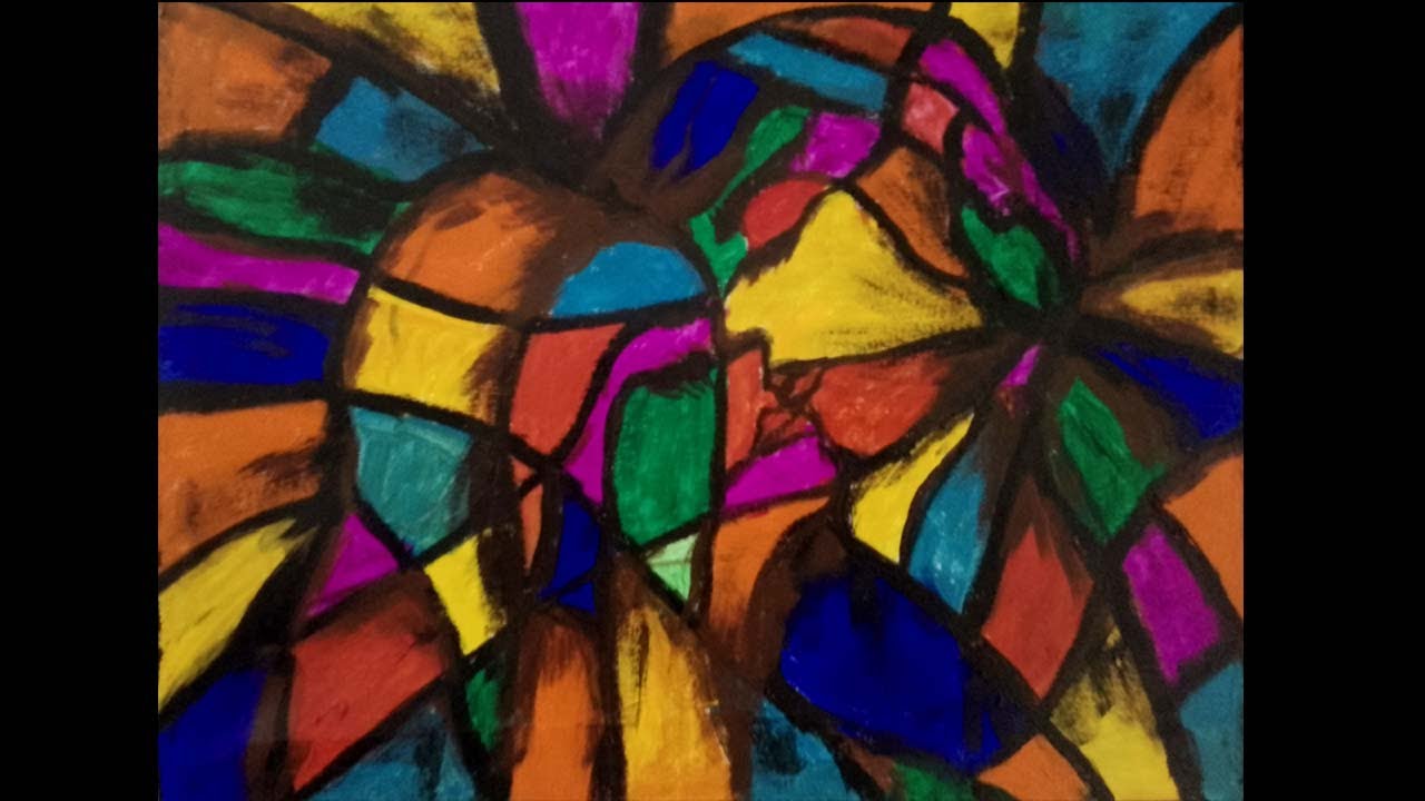 Line Abstract Art | Very Easy Abstract Art - YouTube