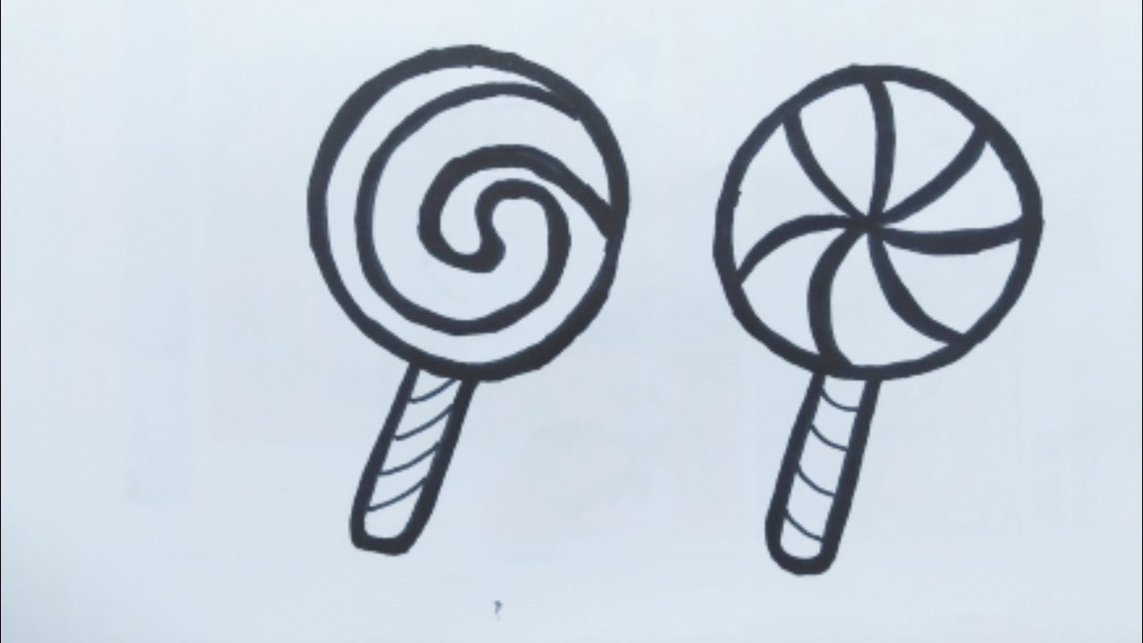 HOW TO DRAW AND COLOR CUTE LOLIPOPS - Drawing TV - YouTube