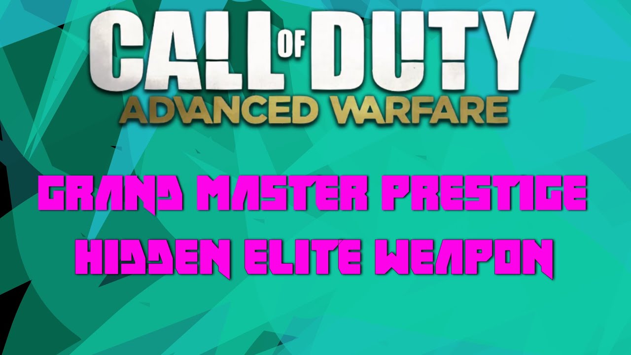 GRAND MASTER PRESTIGE HIDDEN ELITE WEAPON - YouTube