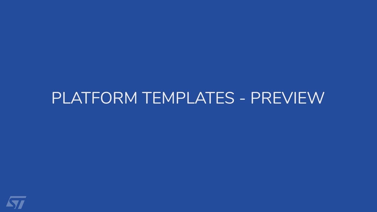 Platform Templates - Preview - YouTube