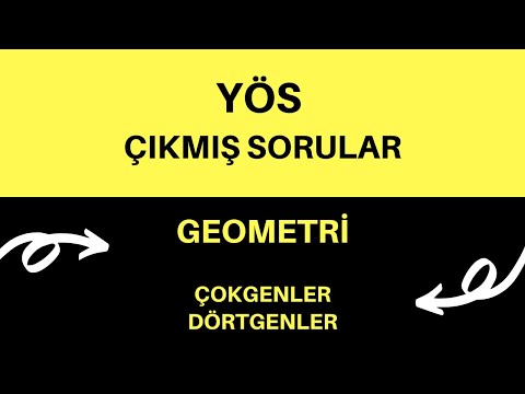 YÖS ÇIKMIŞ SORULAR / ÇOKGENLER ve DÖRTGENLER    #yöskursu    #onlineyöskursu