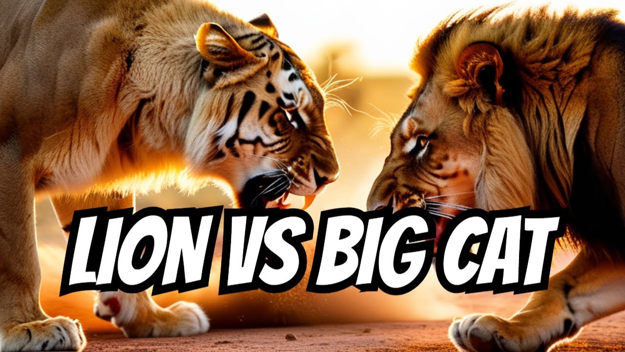 LION VS BIG CAT - WHO WILL WIN THE FIGHT? - YouTube