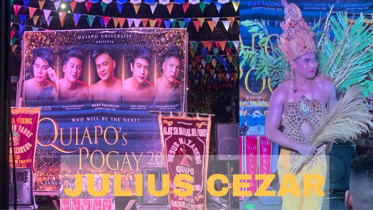 POGAY QUIAPO 2024 NATIONAL COSTUME | Julius Cezar | Gabriel C. Amador ...