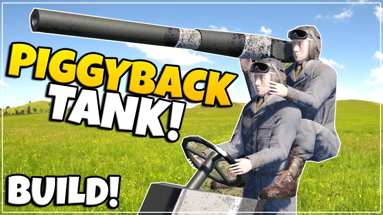 I BUILT AN ARMED PIGGYBACK SEGWAY IN Sprocket Tank Design! - YouTube