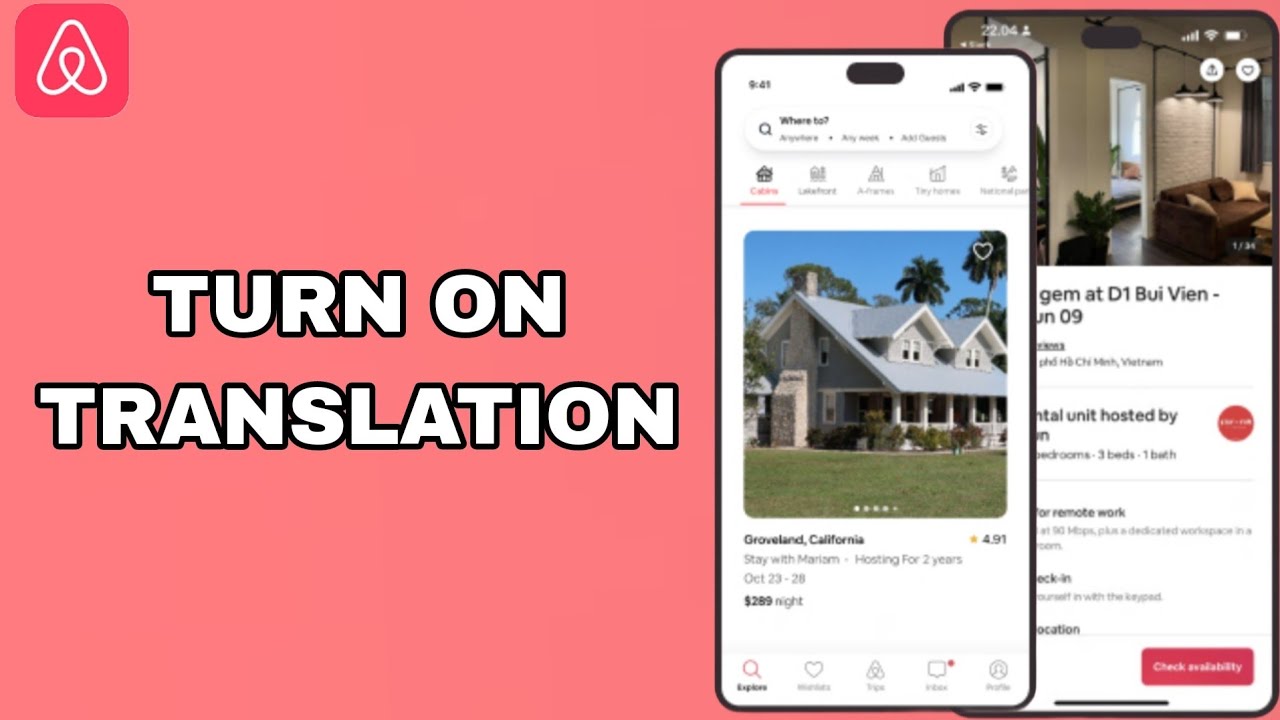 How To Turn On Translation On Airbnb App - YouTube