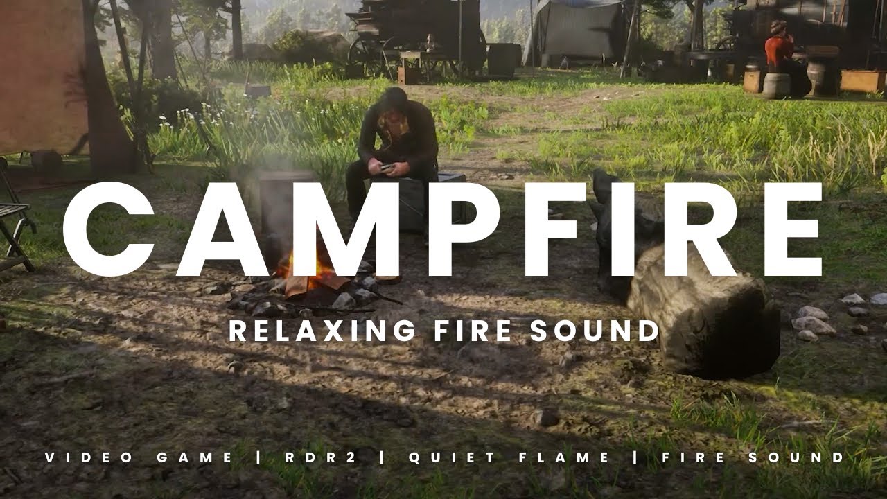 Camping in RDR2 | Campfire Atmosphere - YouTube