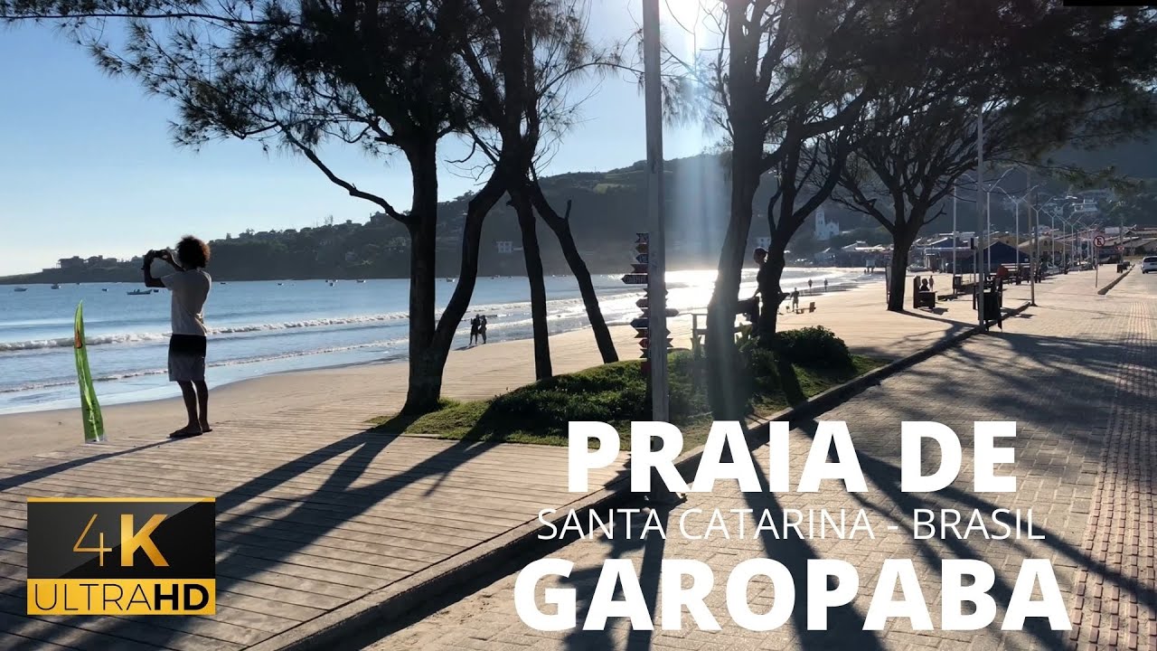 COMO É A PRAIA DE GAROPABA - SC | BRASIL 4K - YouTube