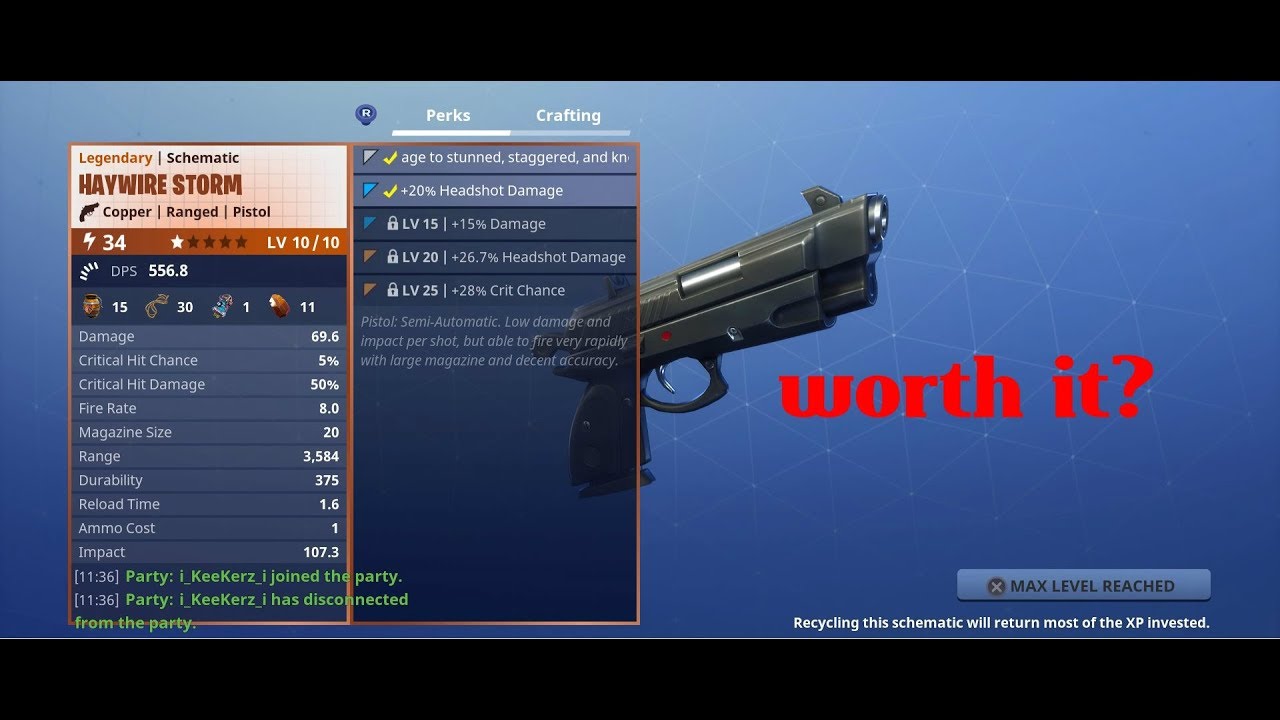 HAYWIRE STORM? IS IT WORTH IT? (Fortnite Save The World) - YouTube