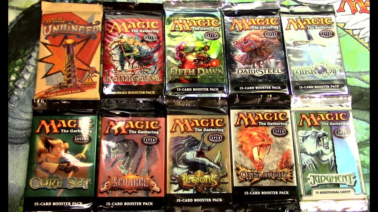 Opening Every MTG Pack EVER! (Almost) Part 9: Unhinged - Judgment - YouTube