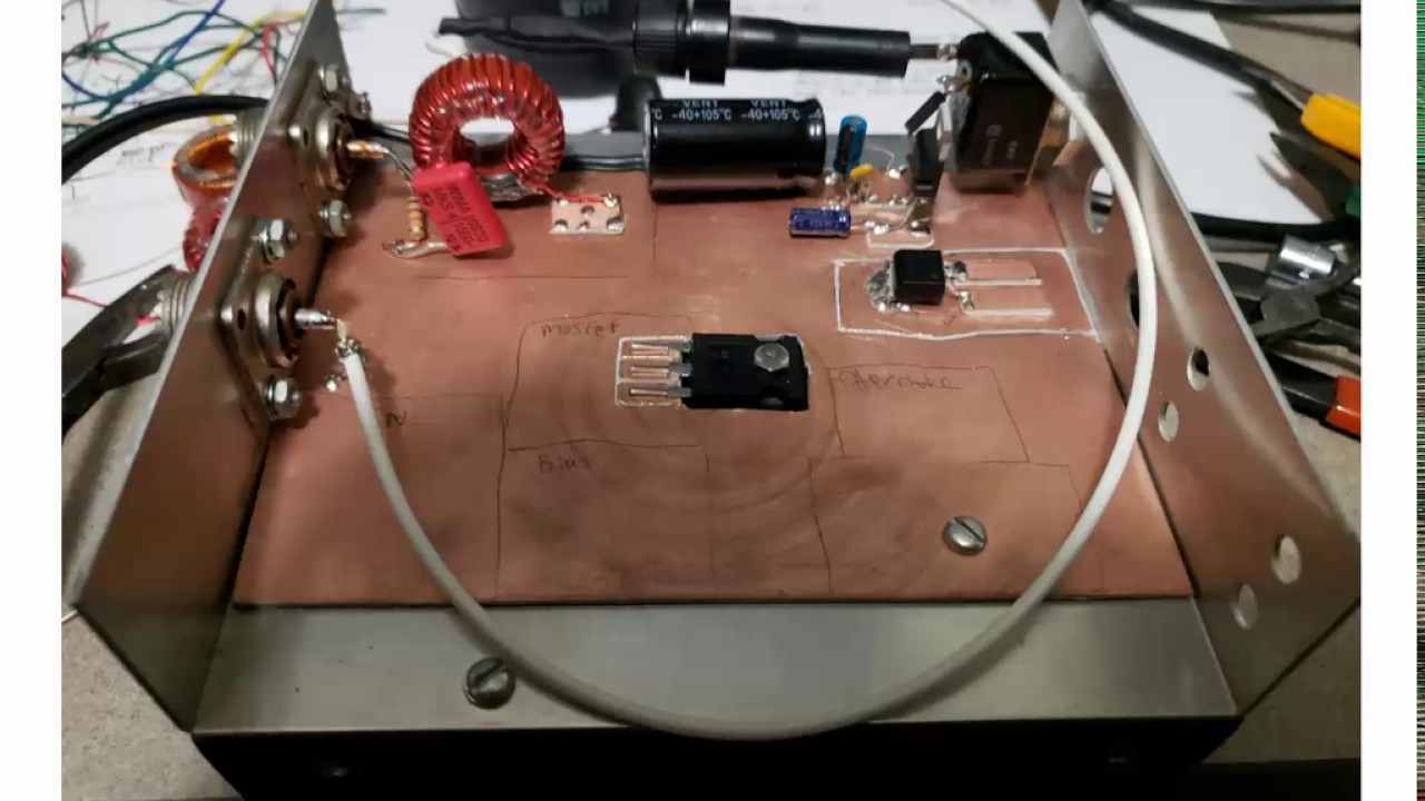100 watt linear amplifier for 630 meters part 2 - YouTube