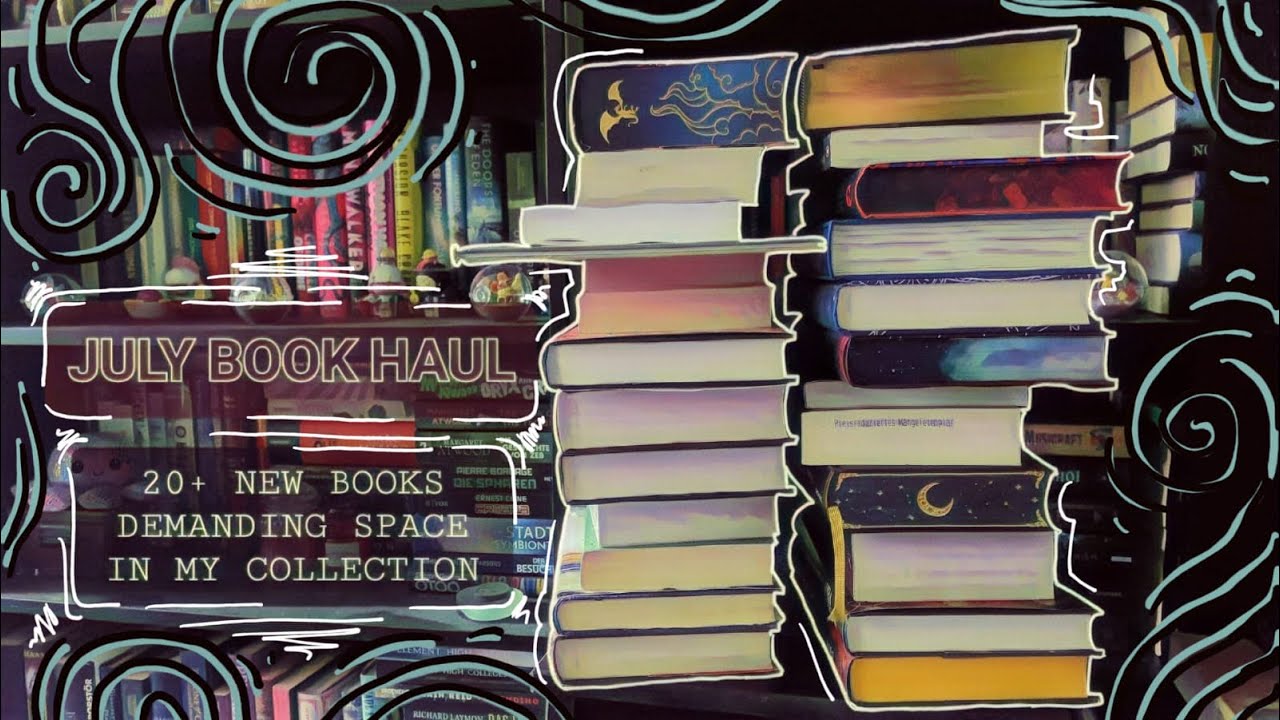 The 20+ Books That I Got In July 📚🛒 Monthly Book Haul - YouTube