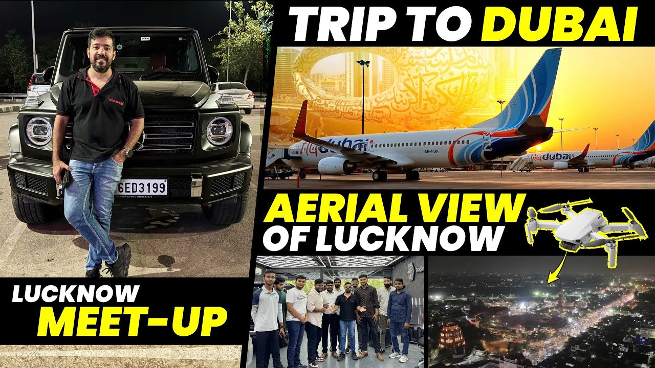 Memorable Lucknow MeetUp 🙏 || Flying Drone Over the Lucknow || Dubai ...