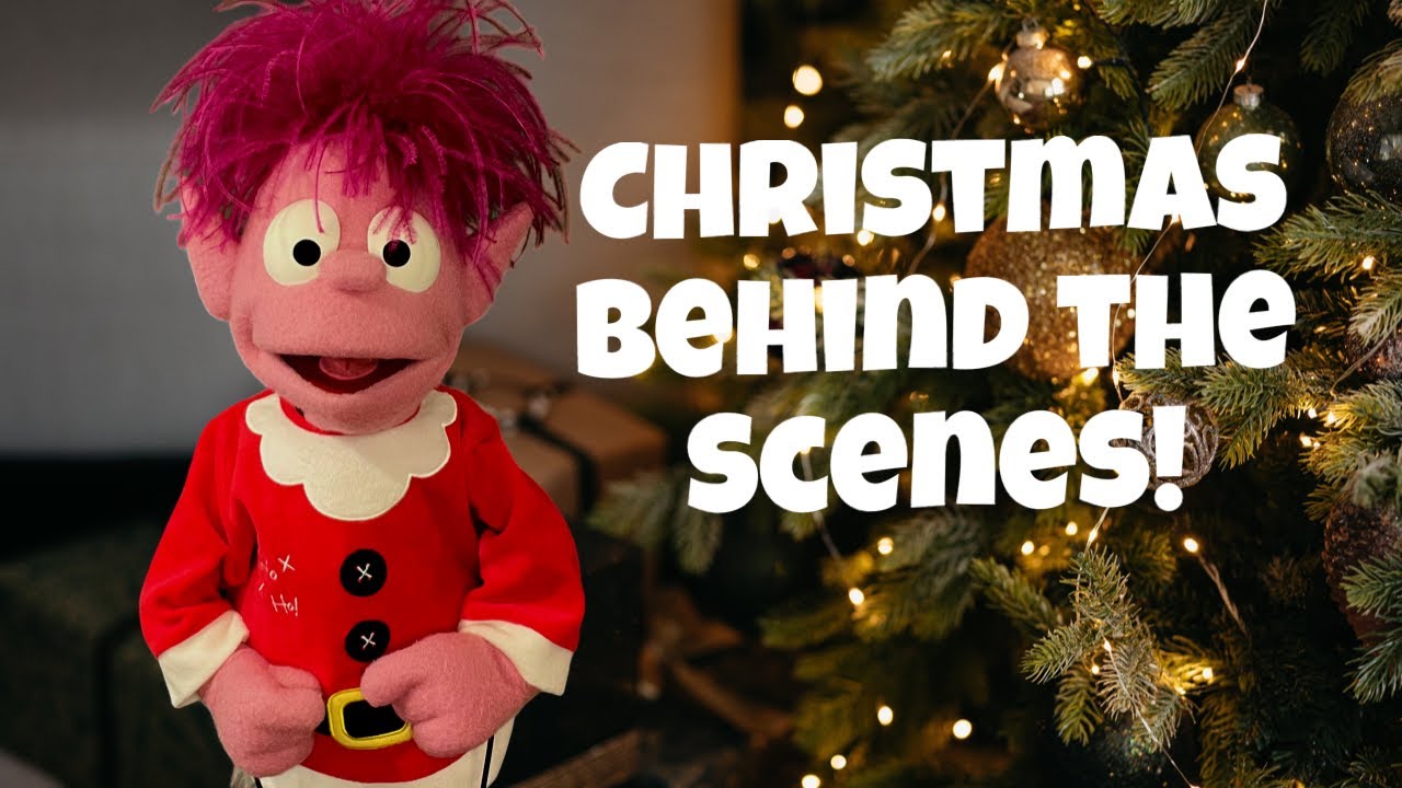 ‘Christmas Behind the Scenes’ - Puppet Video by Lee Thompson. #puppetry ...