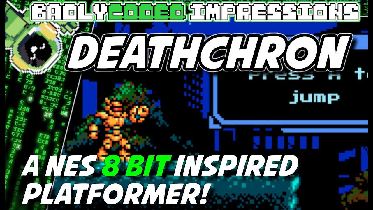Saving the Wold in a 8 Bit Mech suit! 🤖| Deathchron | BadlyCoded Impressions - YouTube