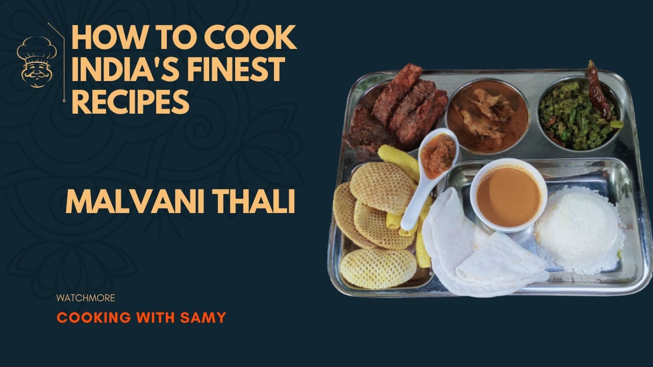 मालवणी थाळी | Special Malvani Thali Recipe | Cooking With Samy ...