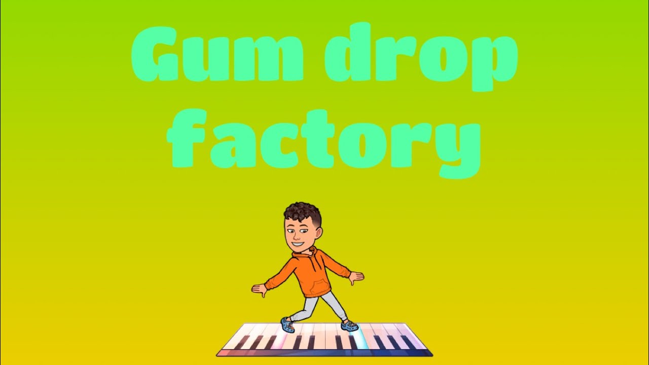 Piano gum drop factory - YouTube