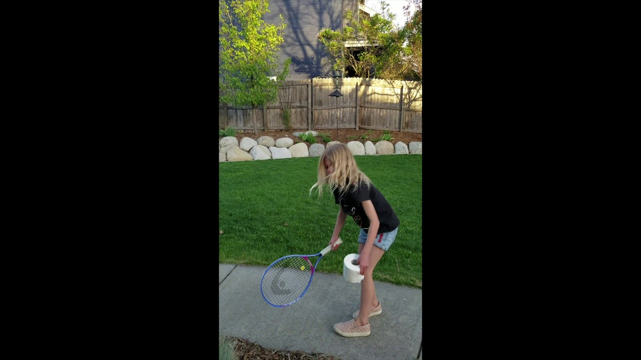 Virtual Family TP Toss - YouTube