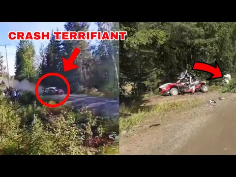 Sébastien Ogier Crash at Rally Finland 2026 | The Massive WRC Crash That Shocked Everyone!