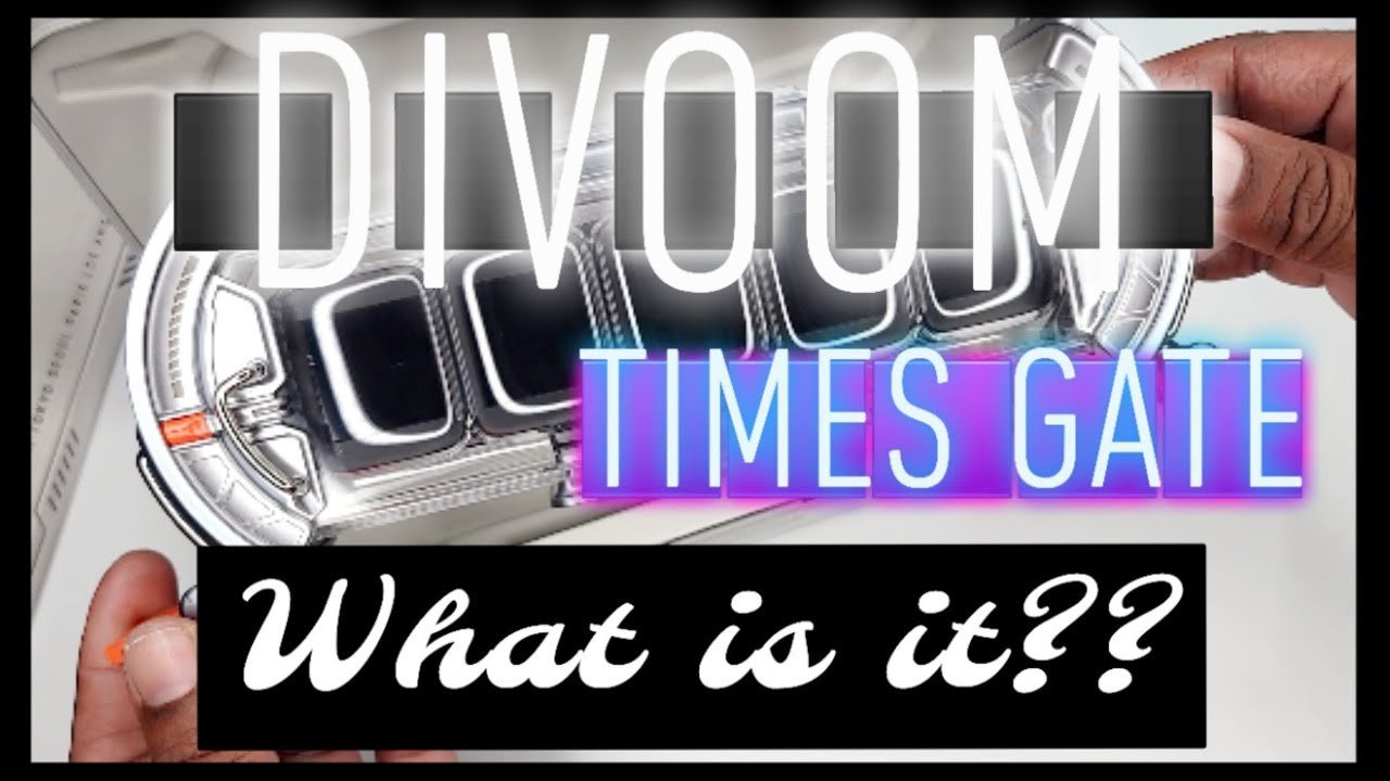 Times Gate by Divoom. Quick look at this cool product - YouTube